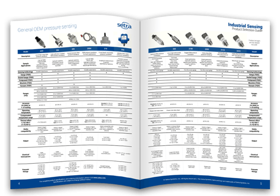 Model AXD Industrial Pressure Transducer | Setra Systems