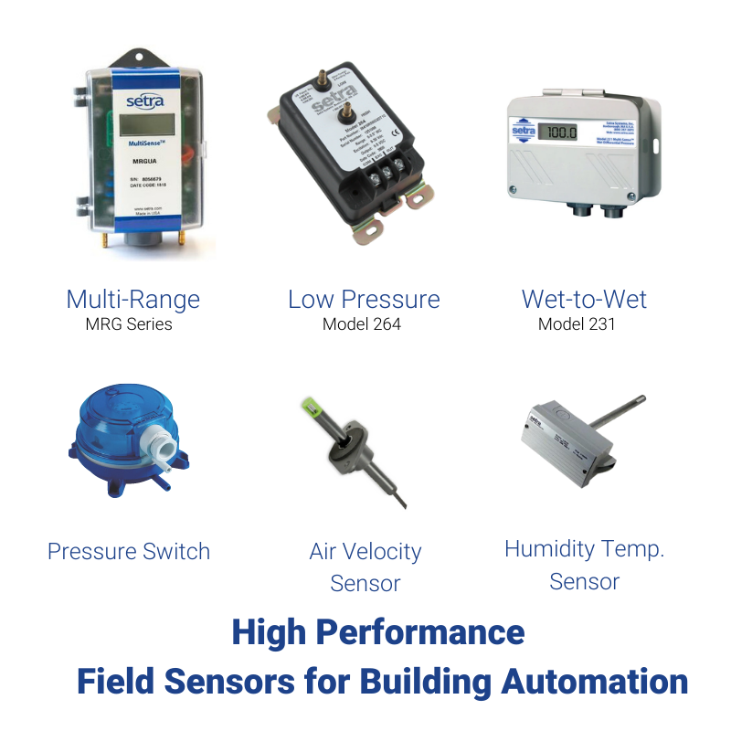 Differential Pressure Sensors | Setra Systems