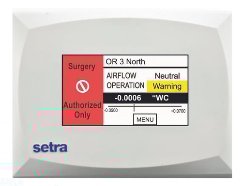 Room Pressure Monitors | Setra Systems