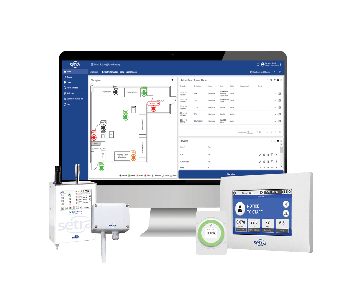 Cleanroom Environmental Monitoring Solution | Setra Systems