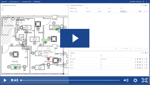Environmental Monitoring of Clean Rooms | Setra CEMS™